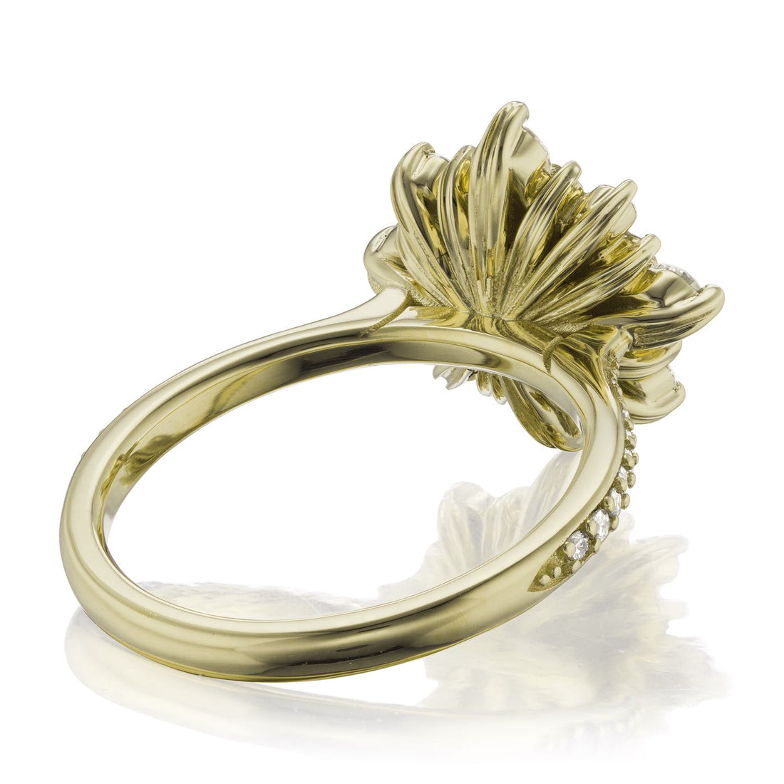 Reyna | Teal Moissanite Ring (1.93ctw+) | Kristin Coffin Jewelry