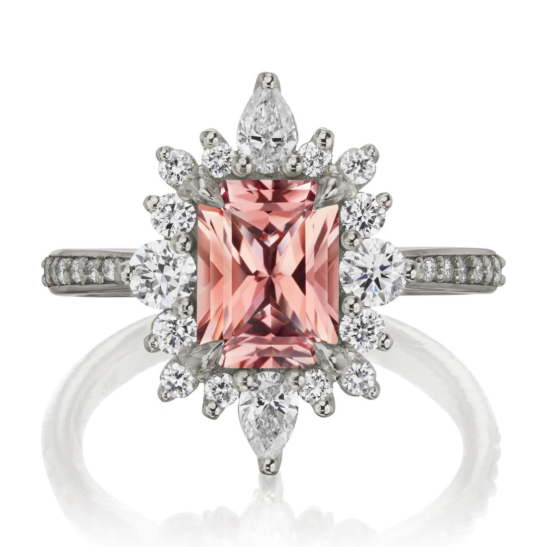 Talia | Radiant Sapphire Ring (2.48ctw+) | Kristin Coffin Jewelry