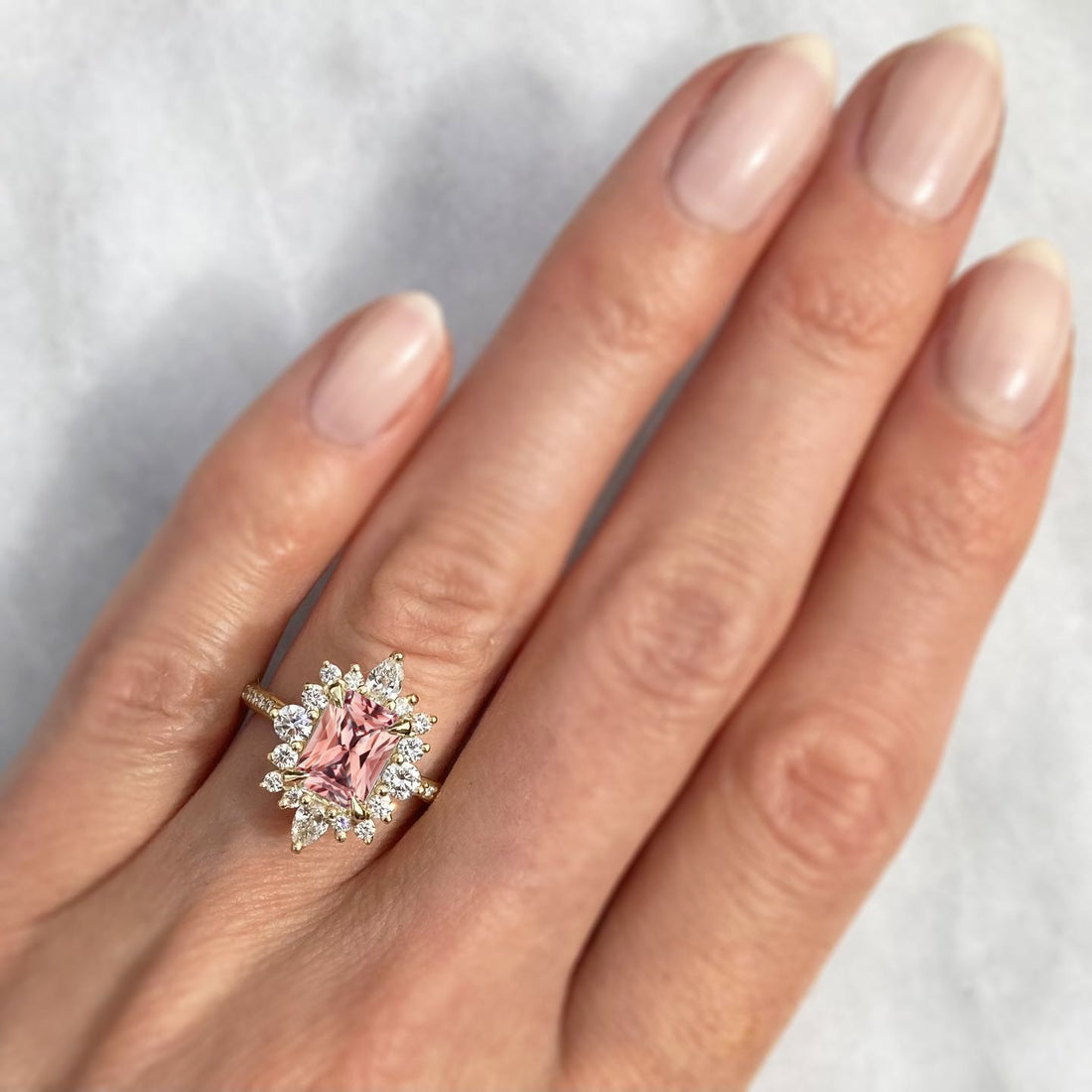 Talia | Radiant Sapphire Ring (2.48ctw+) | Kristin Coffin Jewelry